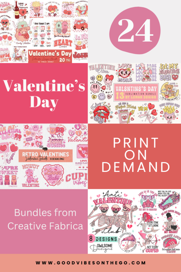 20+ Valentines Day POD Bundles ⋆